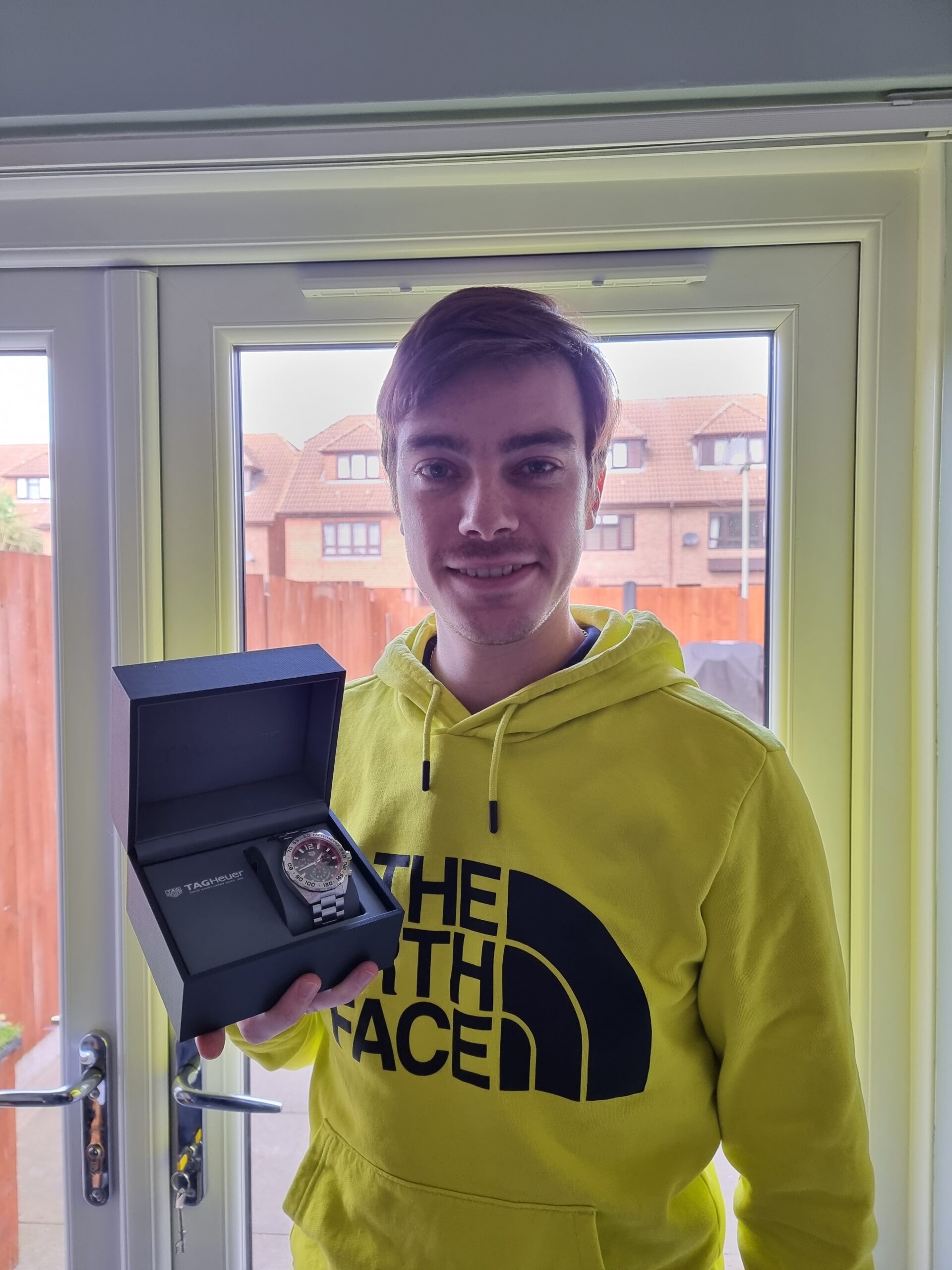 Winner of the Tag Heuer red watch competition – Beer Club